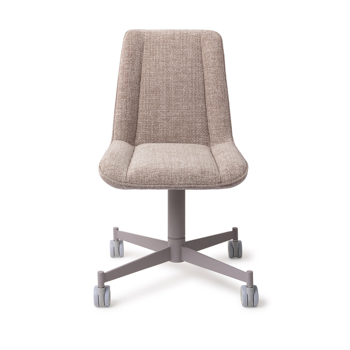 Umedo Grainy Greige Eetkamerstoel Caster Grey | PUUUR