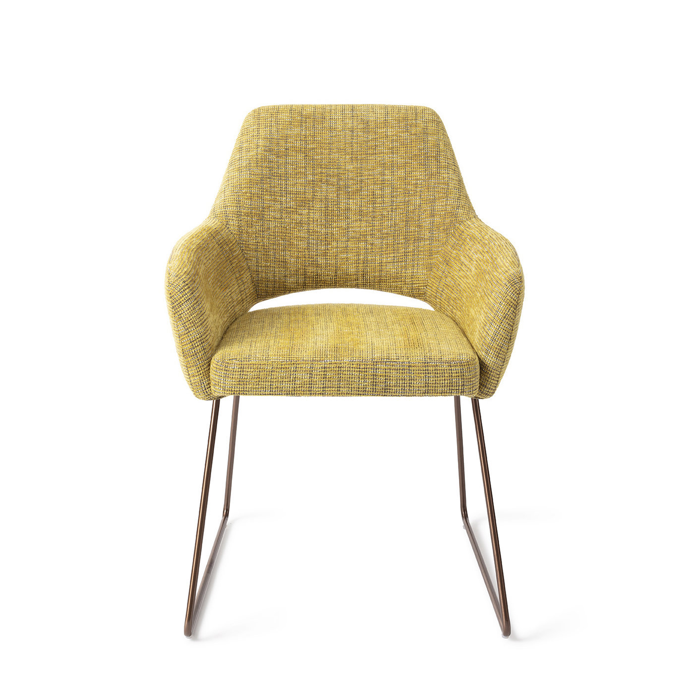 Yanai Lemon Lines Eetkamerstoel Slide Rose | PUUUR