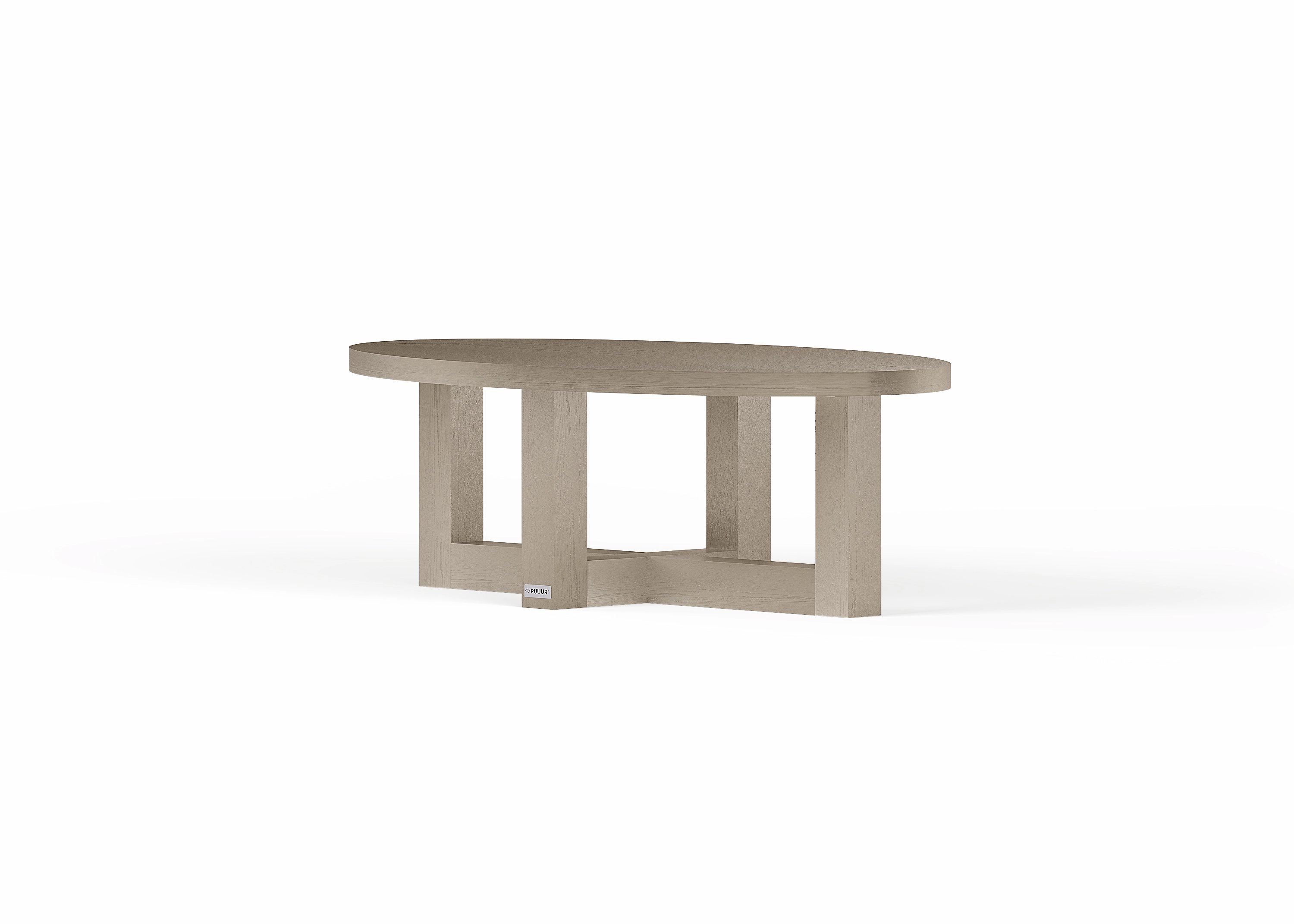 Mida Oval-Oak Coffee-Table